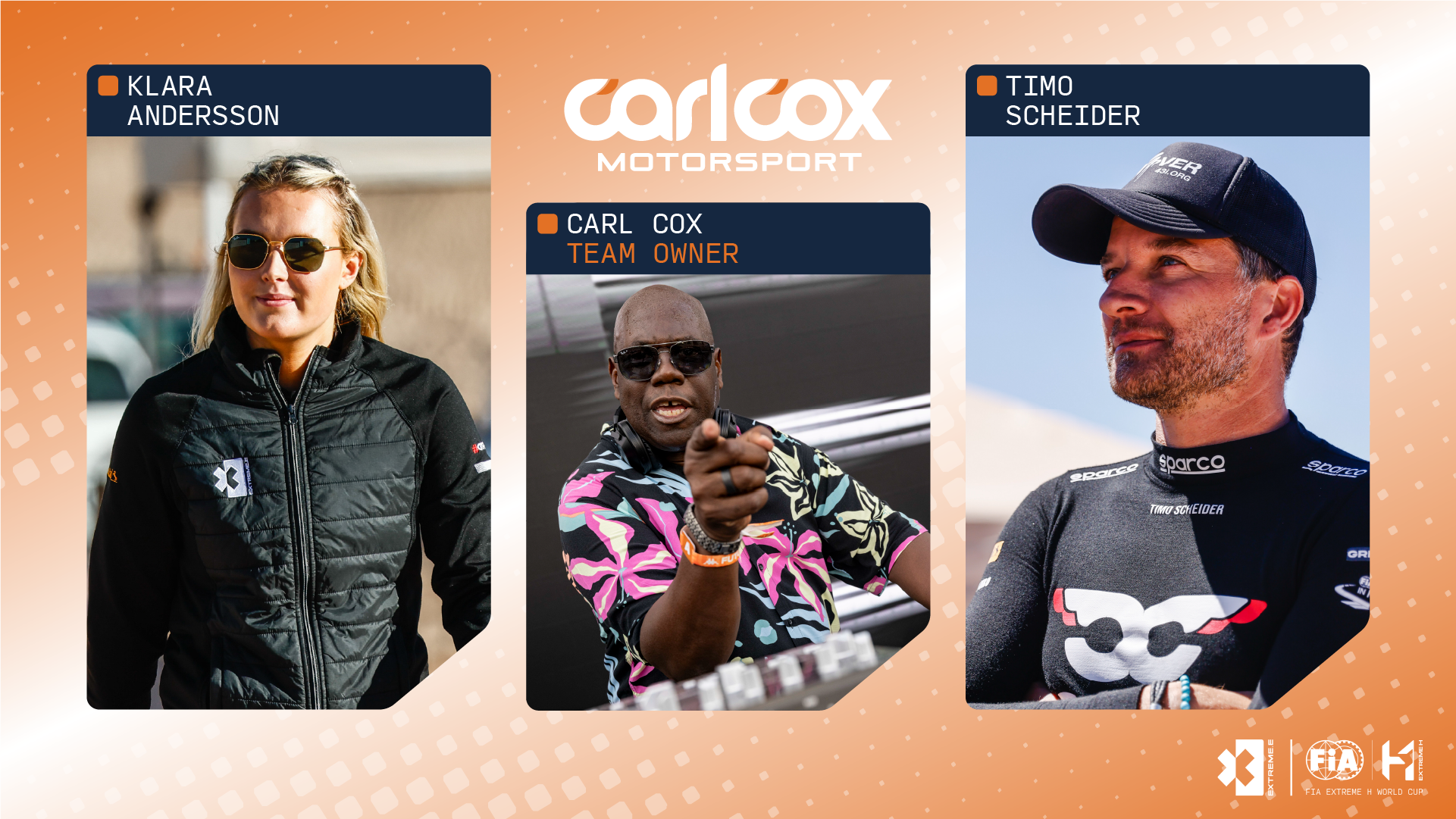 Carl Cox Motorsport returns for Extreme E and FIA Extreme H World Cup ...